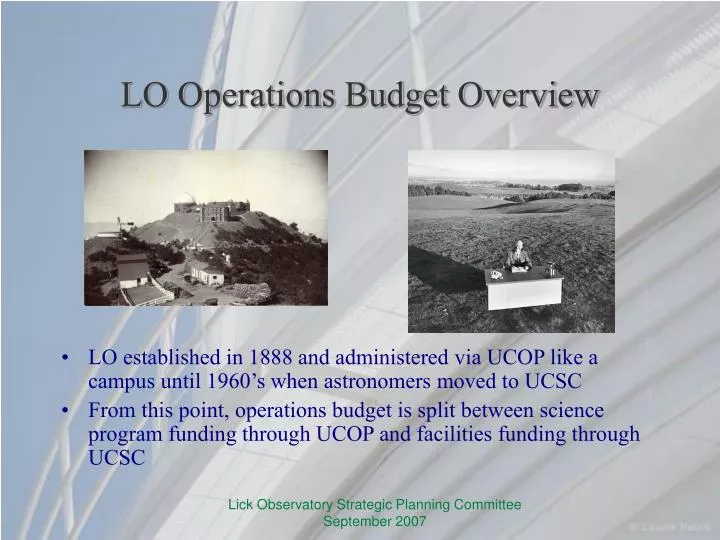 PPT - LO Operations Budget Overview PowerPoint Presentation, free ...