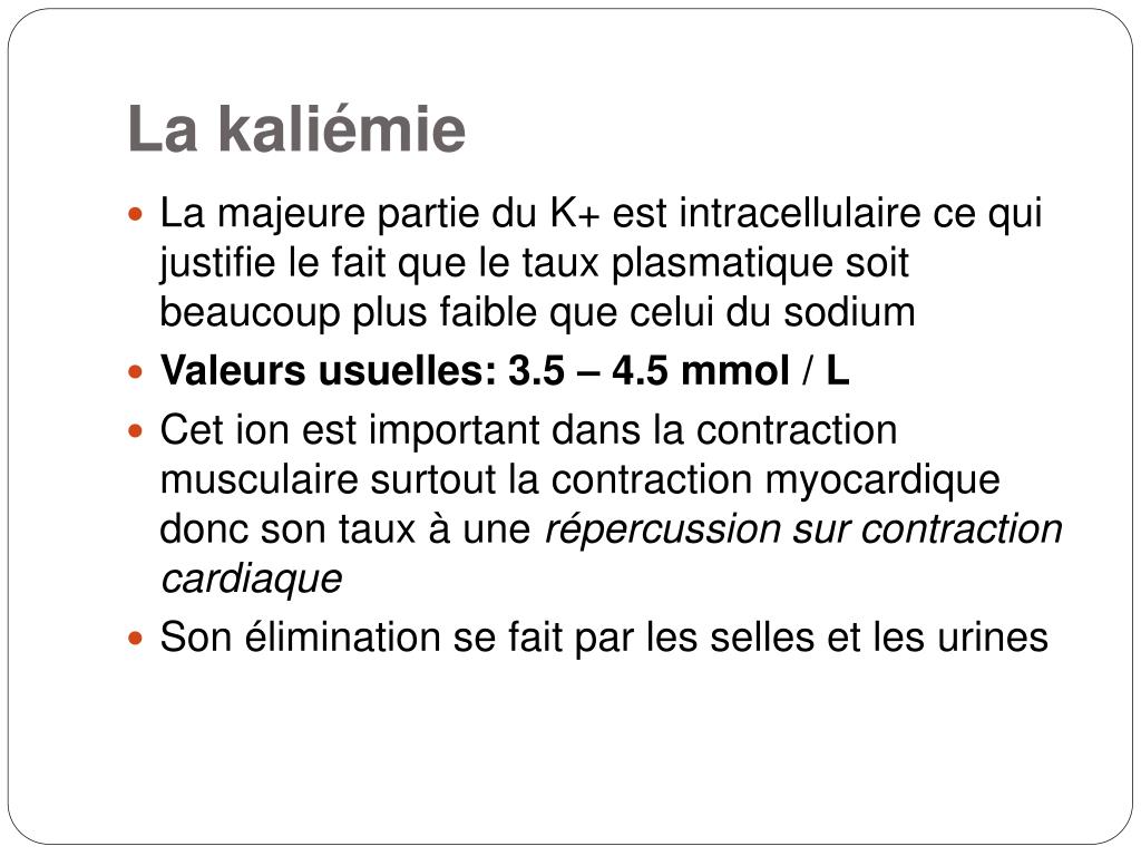 PPT - HOMEOSTASIE ET EXAMENS PARACLINIQUES PowerPoint Presentation ...