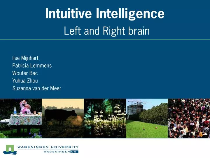PPT - Intuitive Intelligence PowerPoint Presentation, free download ...