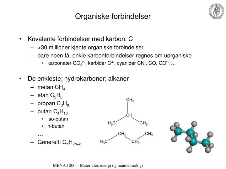 PPT - MENA 1000; Materialer, energi og nanoteknologi - Kap. 5 Bindinger ...