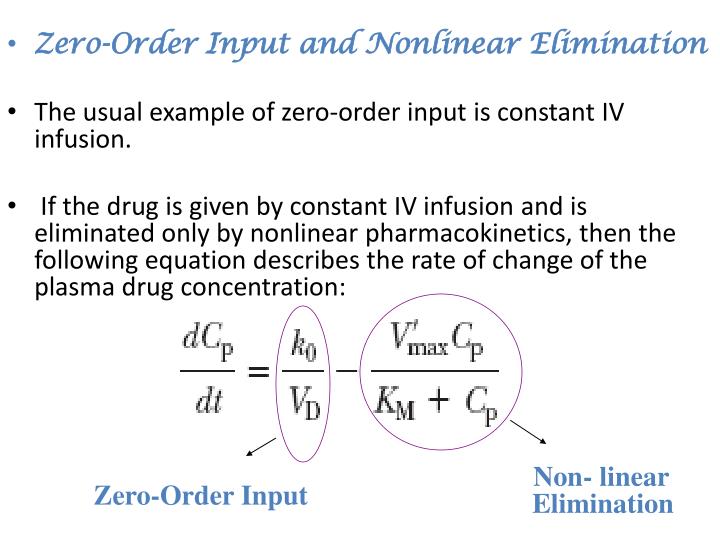 PPT - Nonlinear Pharmacokinetics PowerPoint Presentation - ID:1477388