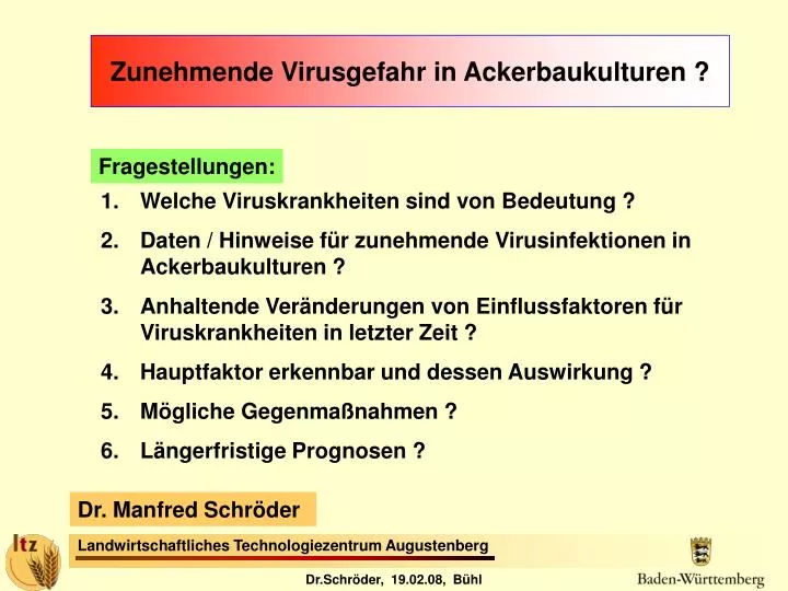 PPT - Fragestellungen: PowerPoint Presentation, free download - ID:1478153