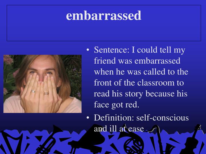Embarrassed Definition