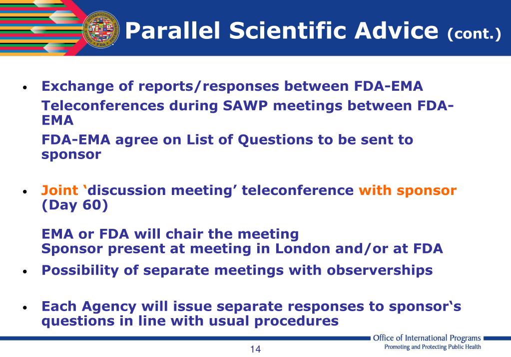 PPT - Harmonization-Collaboration FDA and EMA Activities PowerPoint ...
