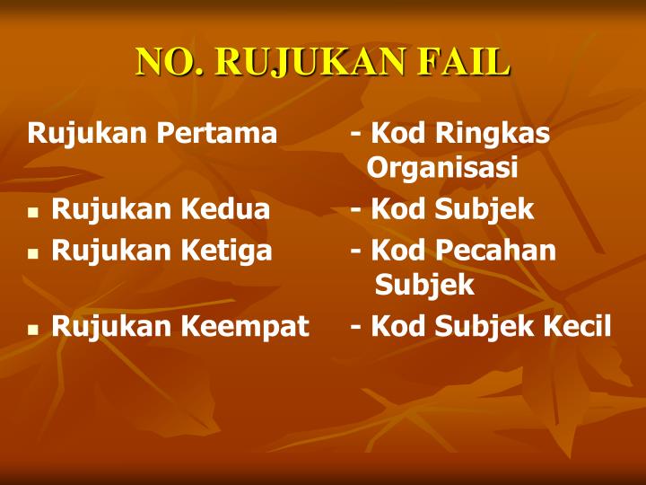 PPT - TAKLIMAT PENGURUSAN SISTEM FAIL PowerPoint Presentation - ID:1478592