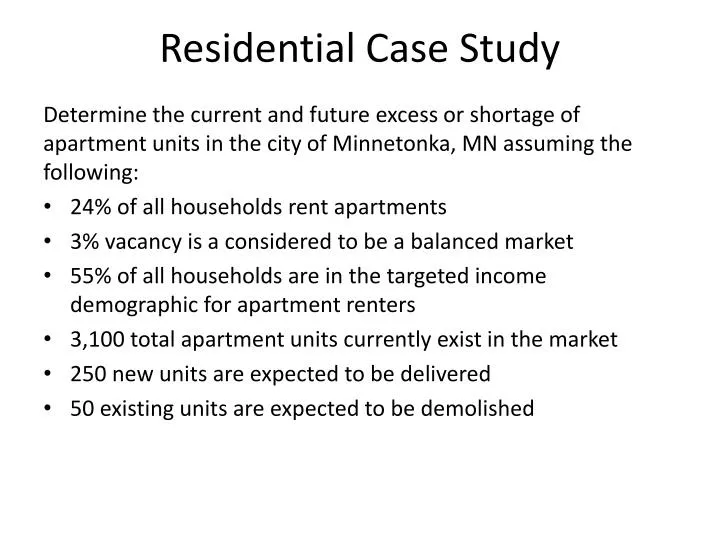 PPT - Residential Case Study PowerPoint Presentation, free download ...