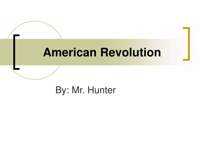 PPT - American Revolution PowerPoint Presentation, free download - ID ...