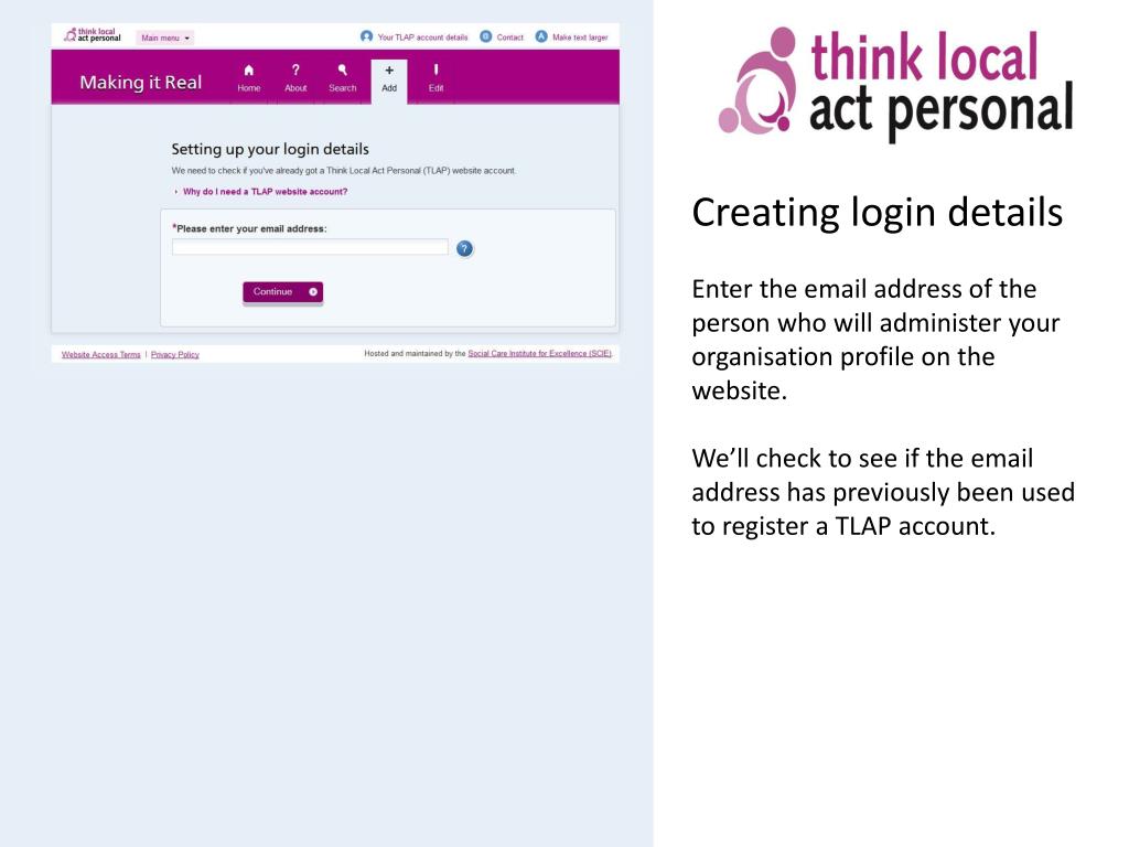 PPT - Overview of Think Local, Act Personal & Making it Real PowerPoint ...