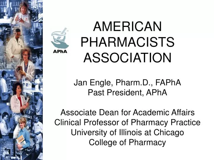 PPT - AMERICAN PHARMACISTS ASSOCIATION PowerPoint Presentation, free ...