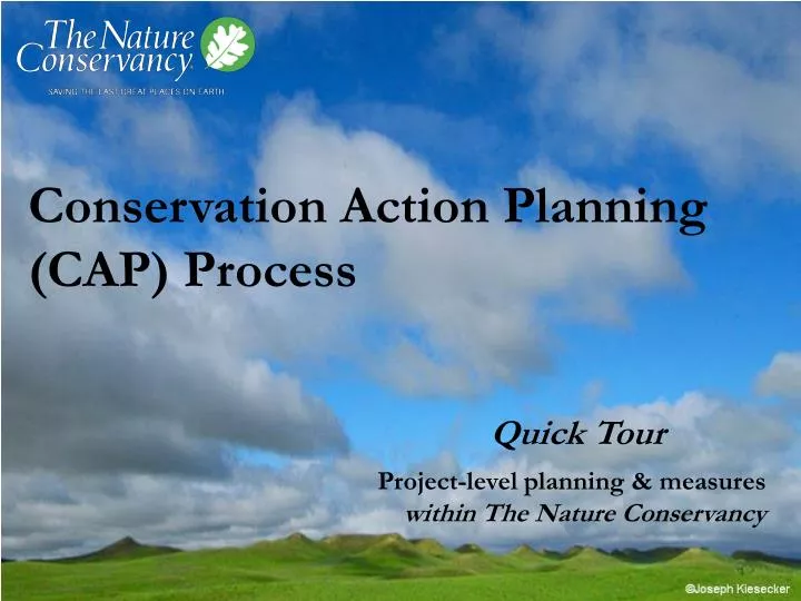 PPT - Conservation Action Planning (CAP) Process PowerPoint ...