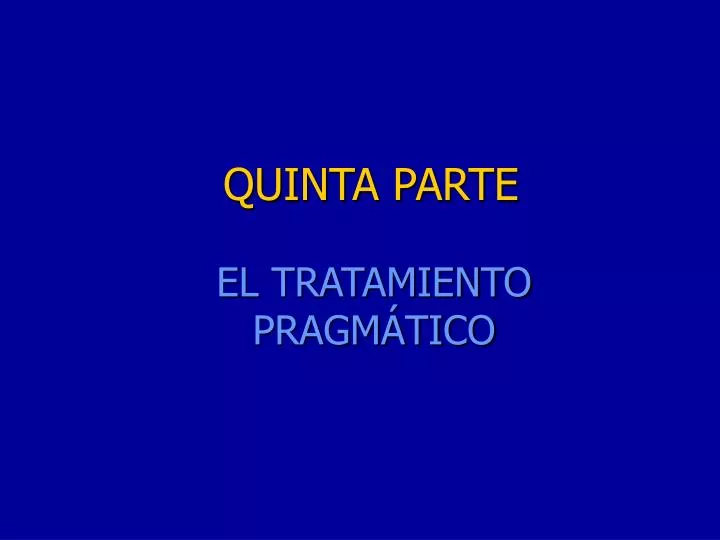 PPT - QUINTA PARTE PowerPoint Presentation, free download - ID:1480271