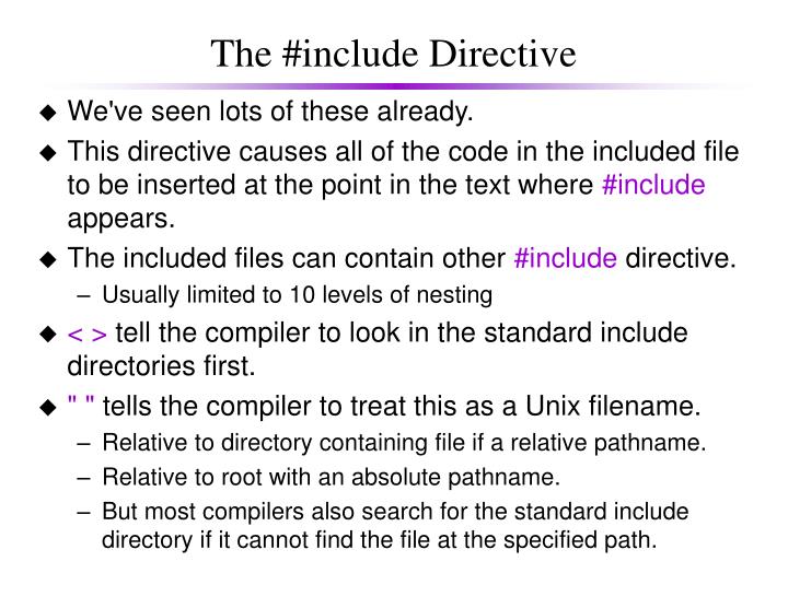 PPT - Compiler Directives PowerPoint Presentation - ID:1481345
