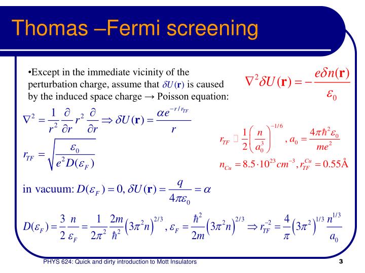 PPT - Quick and Dirty Introduction to Mott Insulators PowerPoint ...