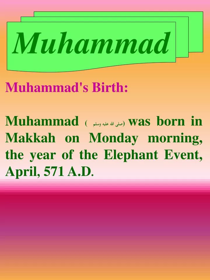 PPT - Muhammad PowerPoint Presentation, free download - ID:1482325