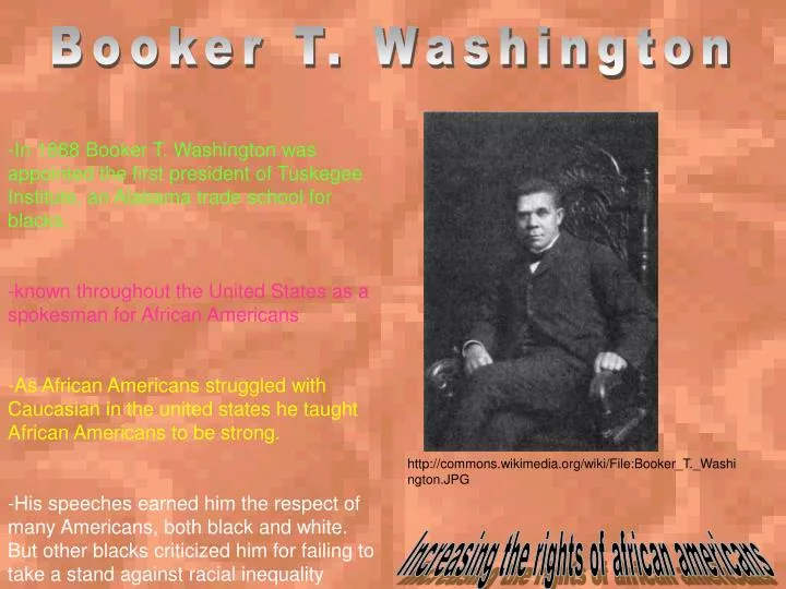 PPT - Booker T. Washington PowerPoint Presentation, free download - ID ...