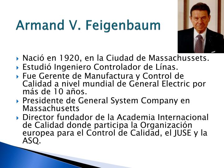 PPT - Ingeniería de Calidad Tema: Sistemas de Calidad / Gurús de la ...