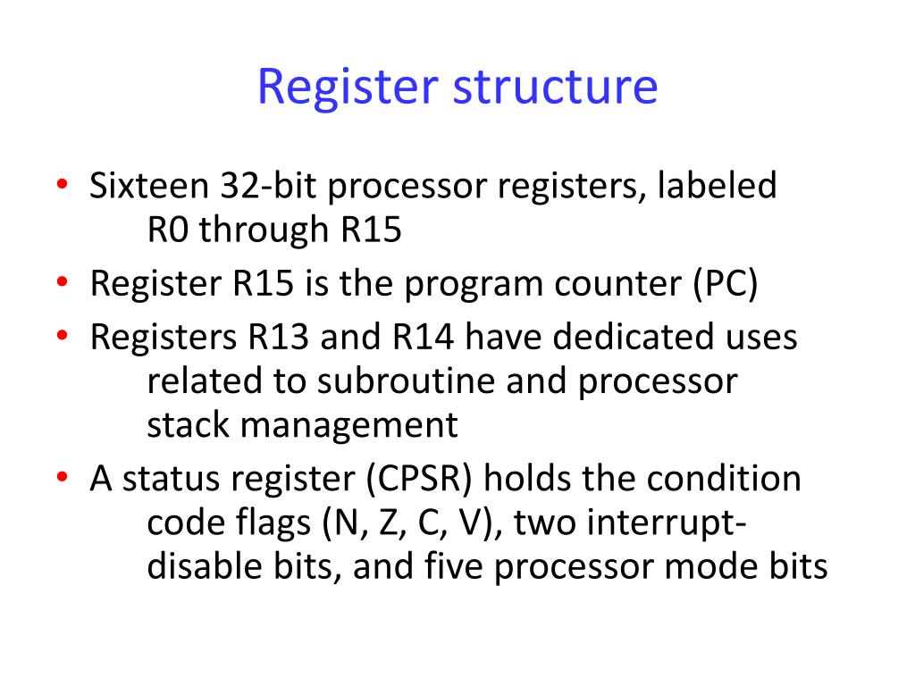 PPT - Appendix D The ARM Processor PowerPoint Presentation, free ...