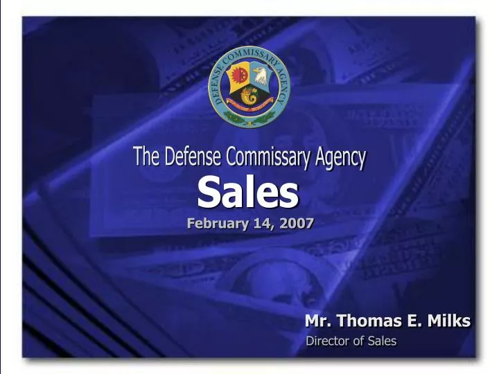 PPT - The Defense Commissary Agency PowerPoint Presentation, free ...