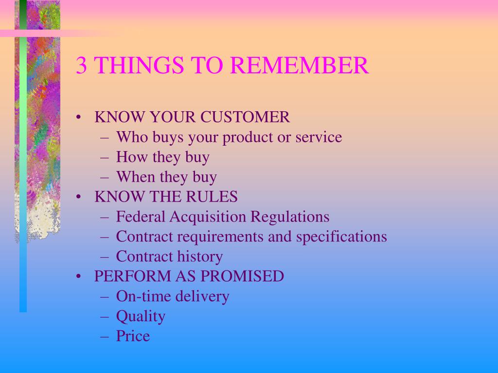 PPT - Selling to the Federal Government PowerPoint Presentation, free ...