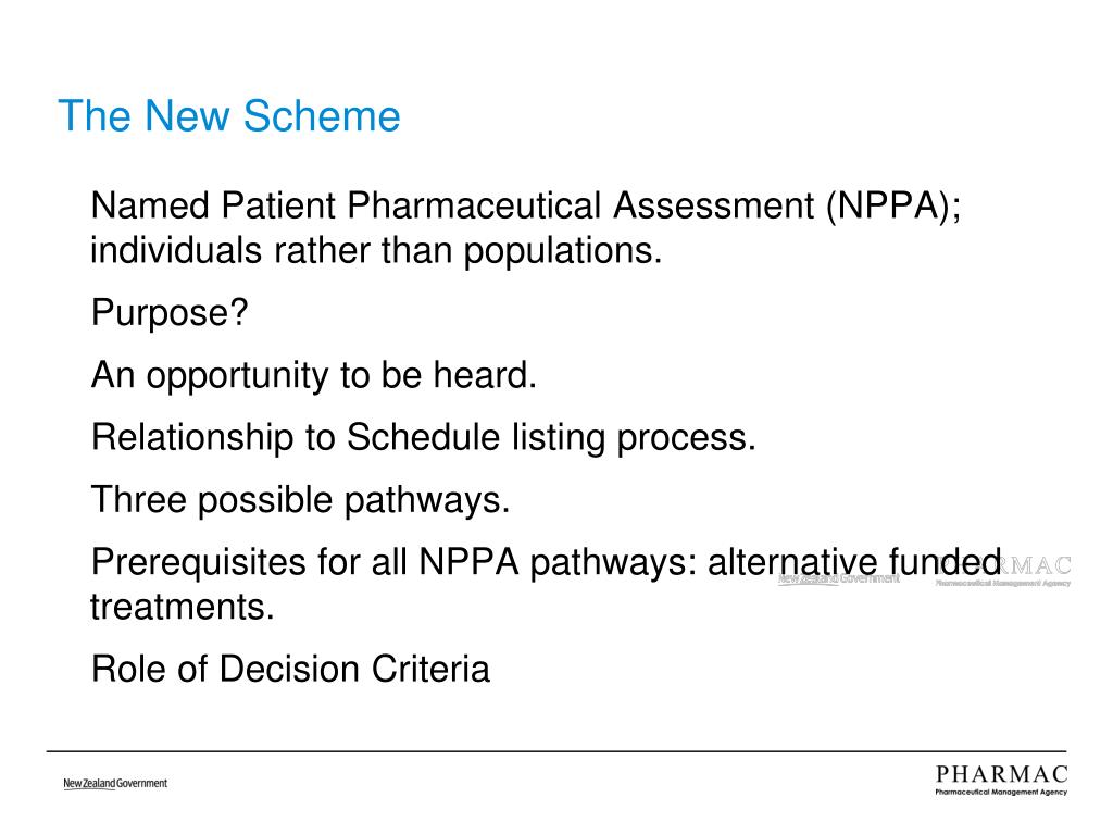 PPT - Named Patient Pharmaceutical Assessment (NPPA) PowerPoint ...