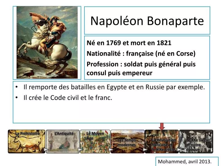 PPT - Napoléon Bonaparte PowerPoint Presentation, free download - ID ...