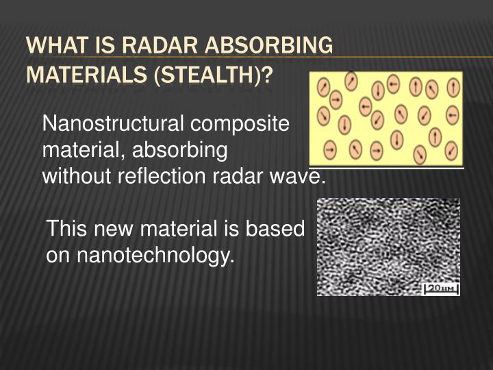 PPT - STEALTH TECHNOLOGY PowerPoint Presentation - ID:1484433