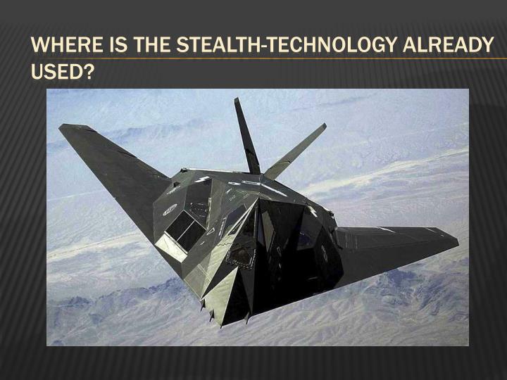 PPT - STEALTH TECHNOLOGY PowerPoint Presentation - ID:1484433