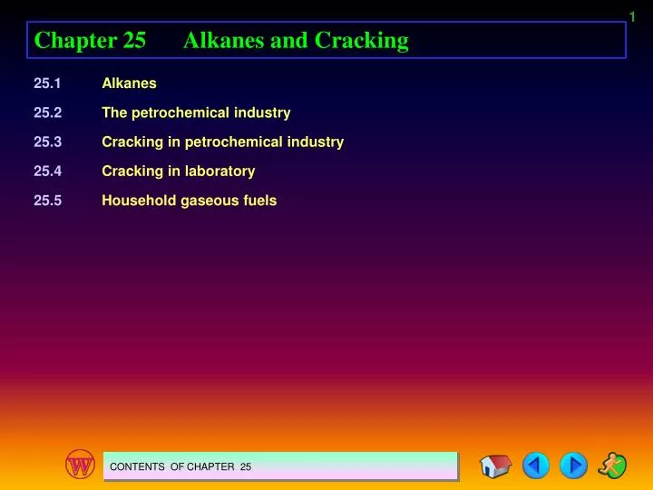 PPT - Chapter 25 Alkanes and Cracking PowerPoint Presentation, free ...