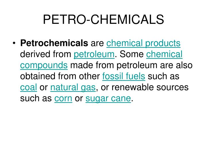 PPT - Petrochemicals PowerPoint Presentation - ID:1484656