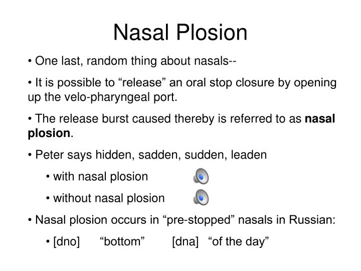 PPT - Nasal Acoustics PowerPoint Presentation - ID:1484822