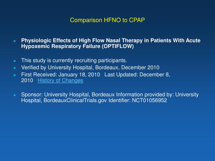 PPT - HFNO PowerPoint Presentation - ID:1484935