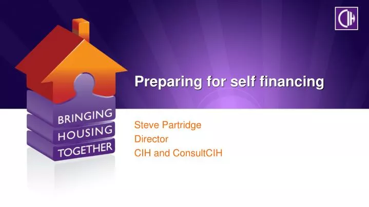 PPT - Preparing for self financing PowerPoint Presentation, free ...
