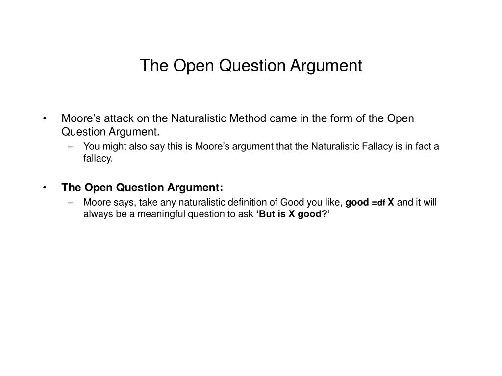 PPT - Introduction to Ethics Lecture 8 Moore’s Non-naturalism ...