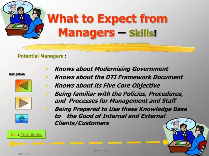 PPT - What to Expect from Managers – Skills ! PowerPoint Presentation ...