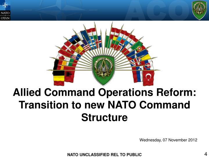 PPT - NATO Reform & SHAPE Transition Effects on Shapians and their ...