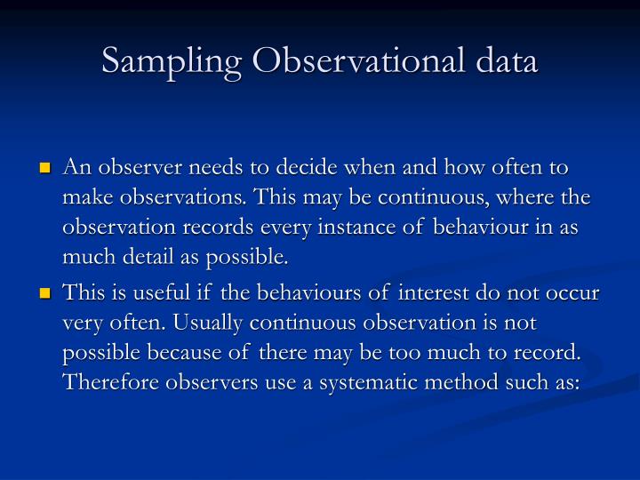 PPT - Observation PowerPoint Presentation - ID:1485339