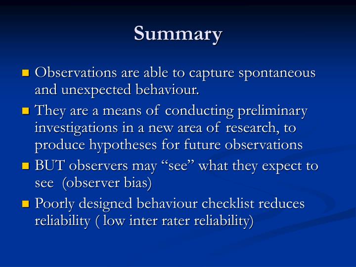 PPT - Observation PowerPoint Presentation - ID:1485339