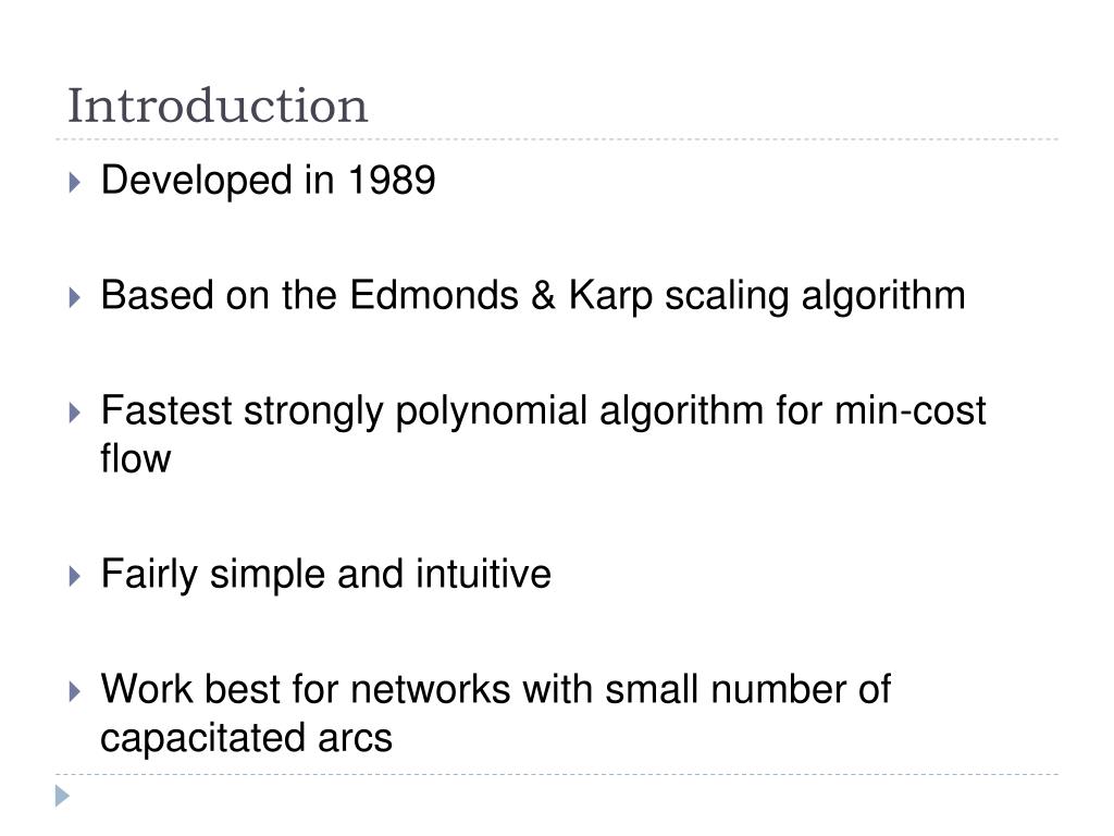 Ppt A Faster Strongly Polynomial Minimum Cost Flow Algorithm James B Orlin Powerpoint