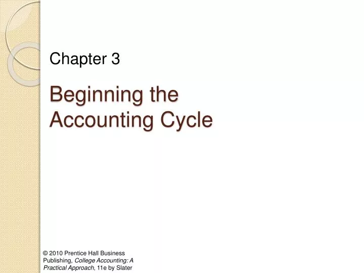 Accounting Cycle Powerpoint Presentation Slides Ppt Templates