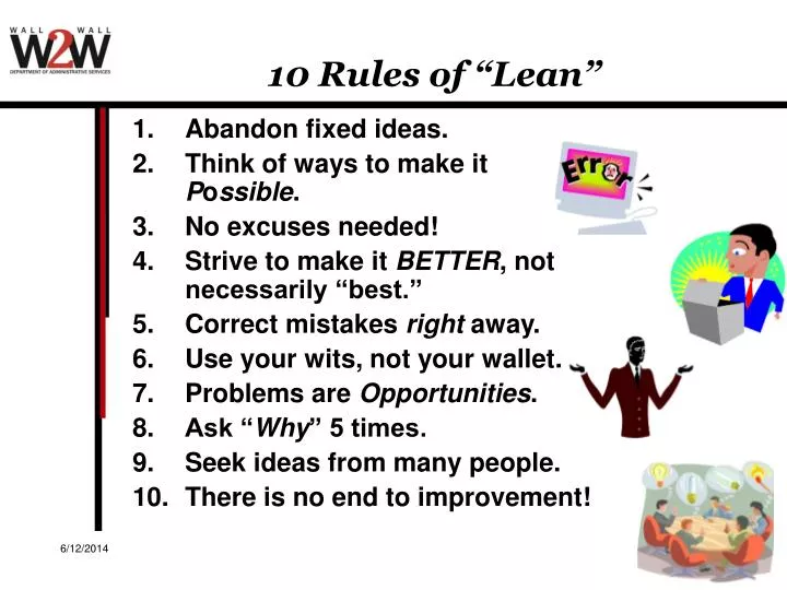 PPT - 10 Rules of “Lean” PowerPoint Presentation, free download - ID ...