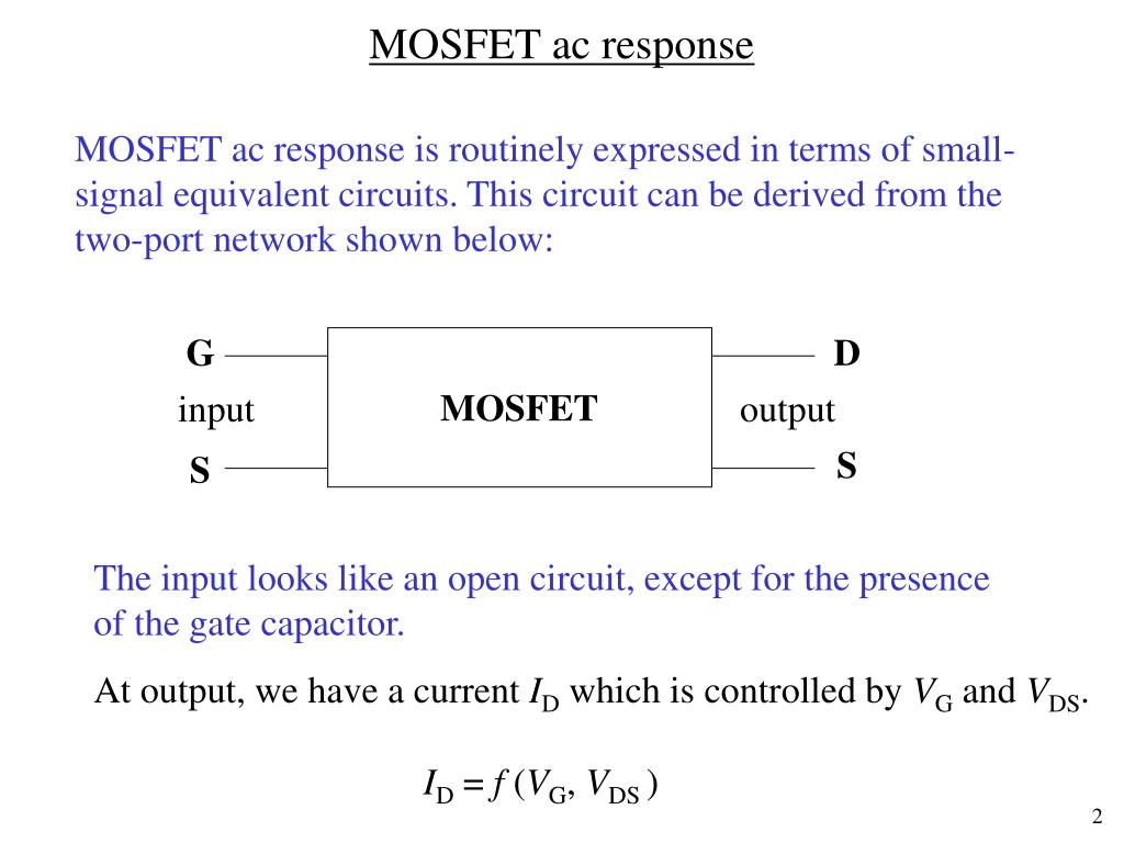 PPT - Chapter 17-2. MOSFET small-signal equivalent circuit PowerPoint ... PPT - Chapter 17-2. MOSFET small-signal equivalent circuit PowerPoint ...