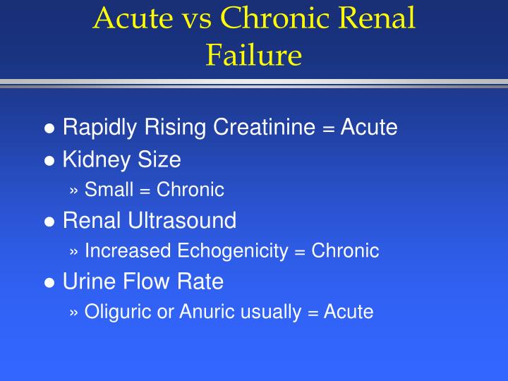 PPT - ACUTE RENAL FAILURE PowerPoint Presentation - ID:1487123