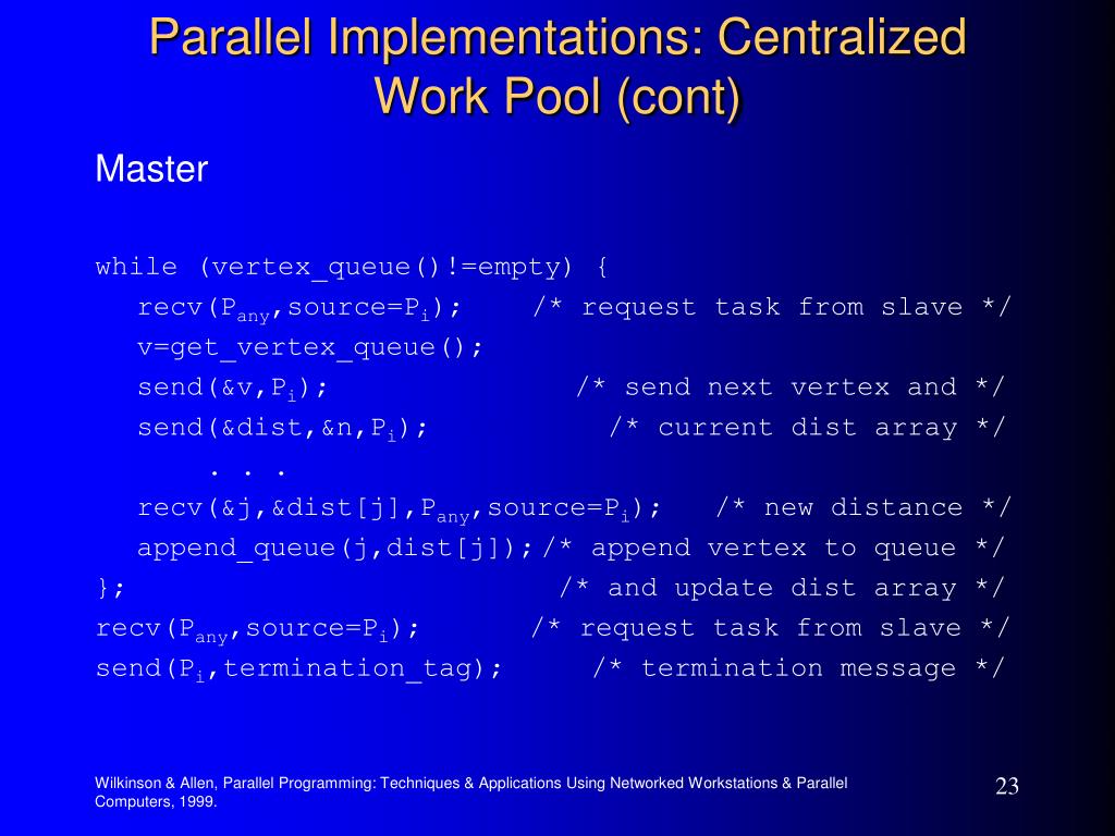 Ppt Parallel Programming Techniques And Applications Using Networked Workstations And