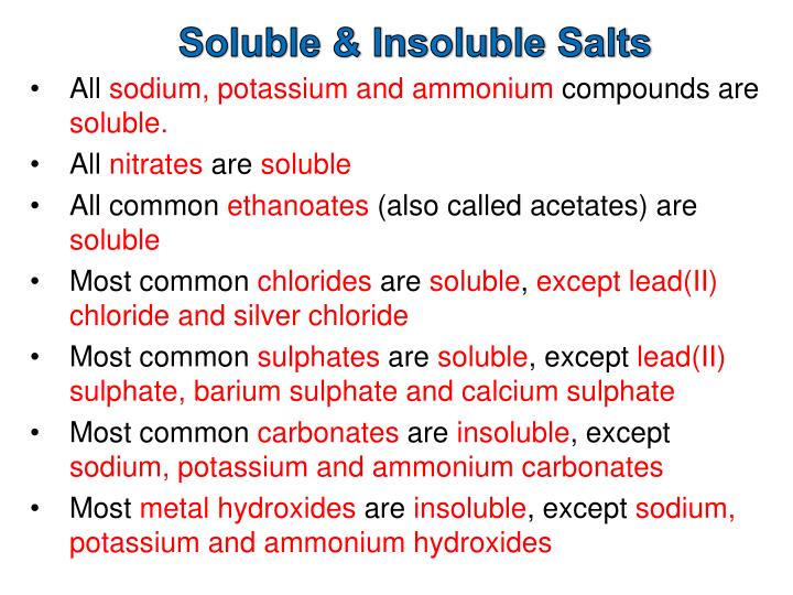 PPT - Salts PowerPoint Presentation - ID:1487768