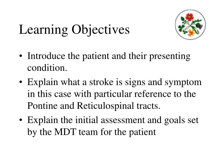 PPT - Case Study of a stroke patient. The National Hospital for ...