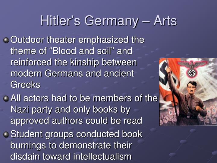 PPT - Domestic Policies of Hitler: Economy, Education, Arts, Media, and ...