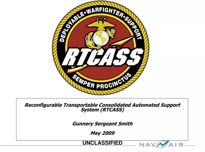 PPT - Reconfigurable Transportable Consolidated Automated Support ...