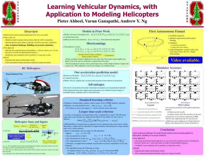 PPT - Learning Vehicular Dynamics, with Application to Modeling ...