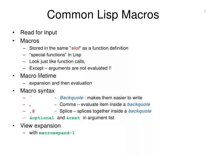 Using Lisp Macros For Domain Specific Language Creation In Data Proces