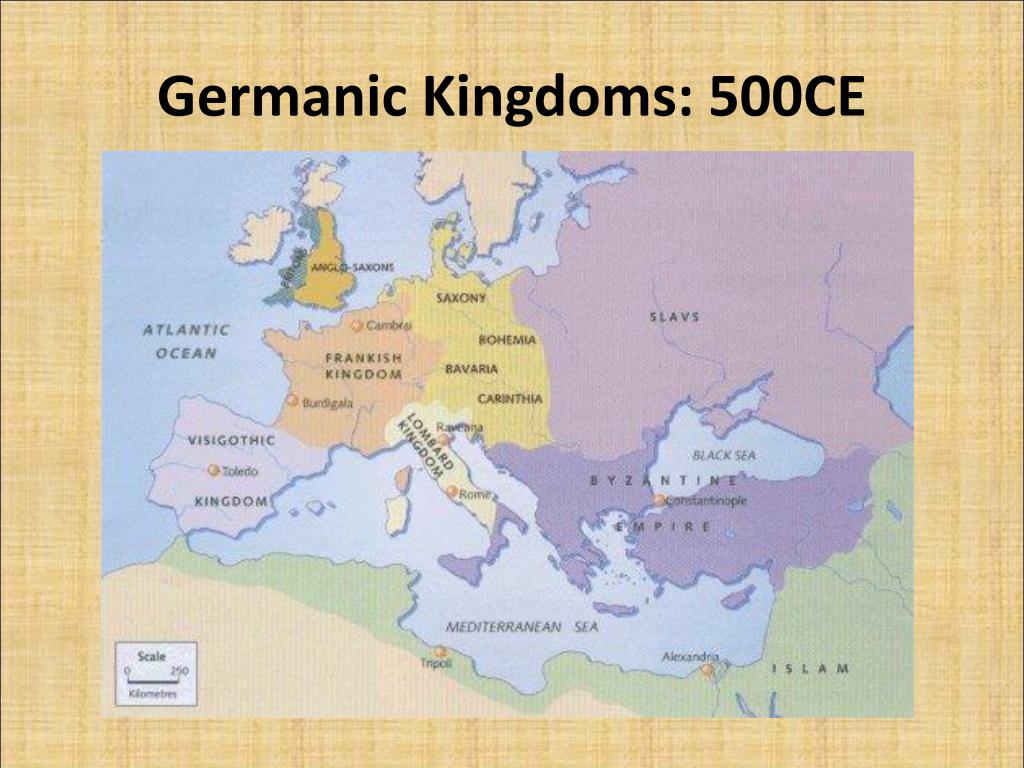 Germanic Kingdoms Map